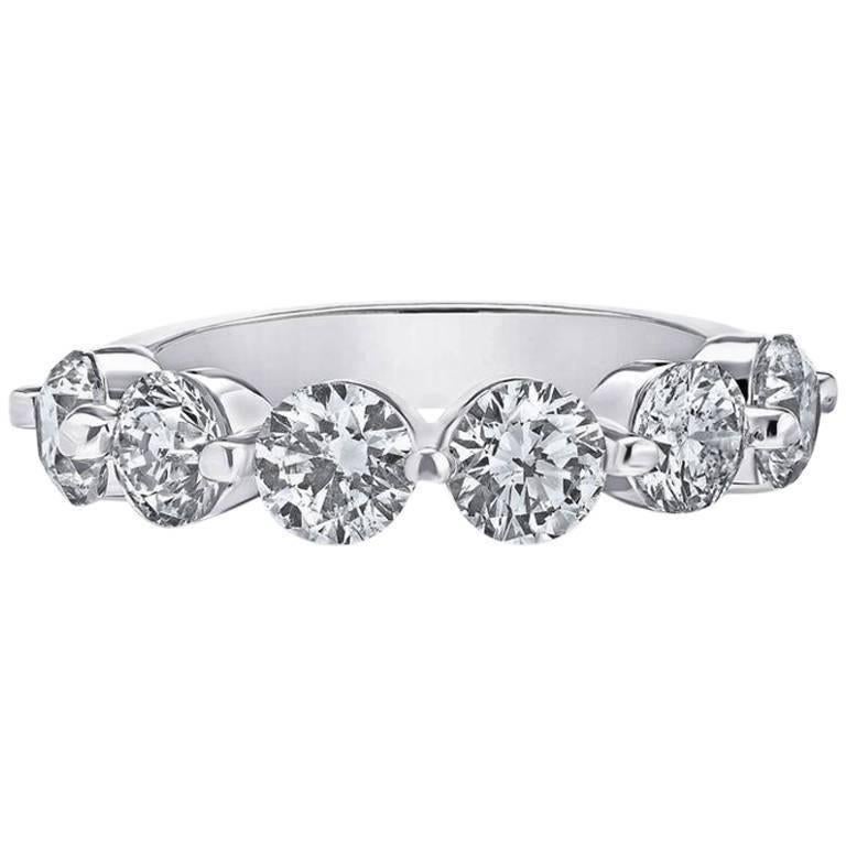 .45 Carat Each Diamond Emilio Band For Sale at 1stDibs