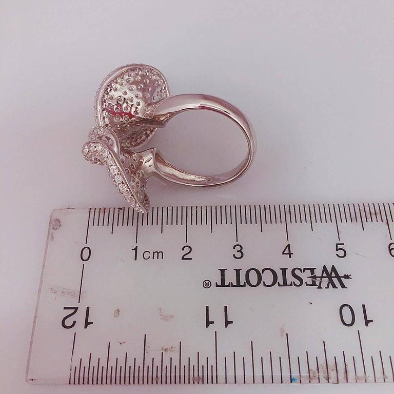 Unique Diamond Cocktail Ring For Sale at 1stDibs