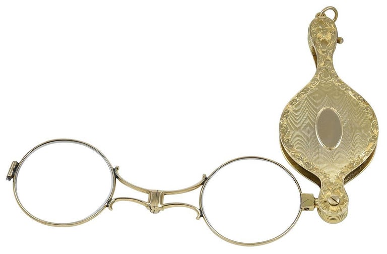 Antique Gold Lorgnette at 1stDibs