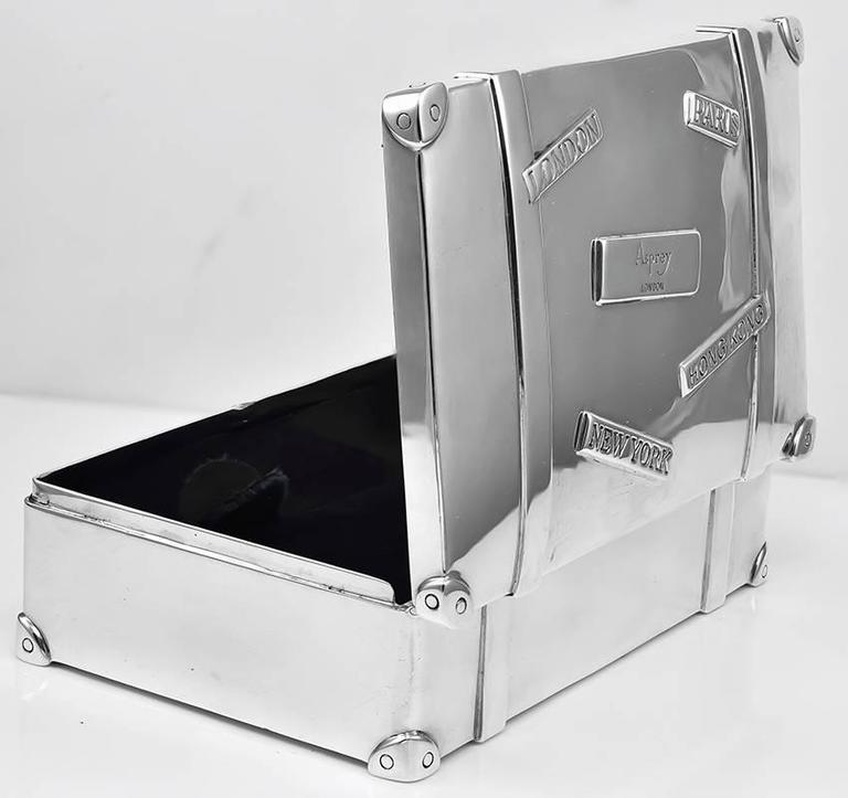 Asprey Sterling Silver Jewelry Box at 1stDibs | asprey silver