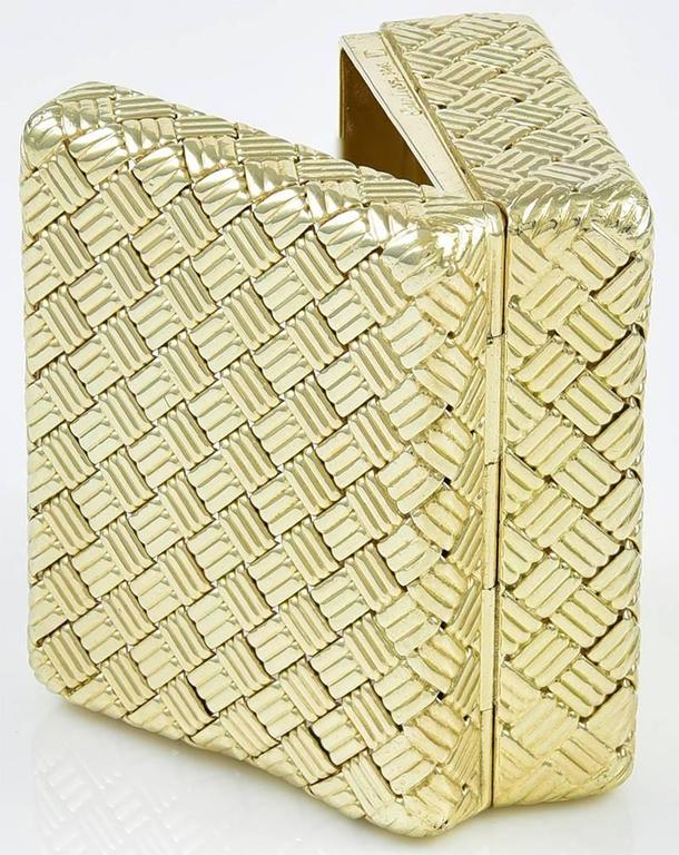 CARTIER Gold and Sapphire Pill Box at 1stDibs | cartier pill box