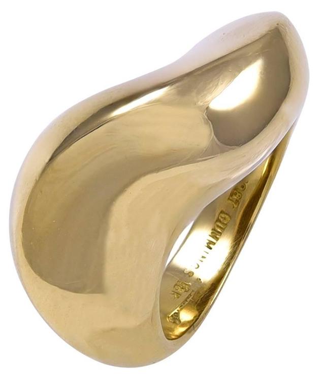 Angela Cummings Sculptural Free-Form Gold Ring at 1stDibs