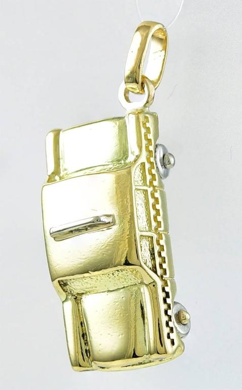 Tiffany and Co. Gold Taxi Charm at 1stDibs | tiffany taxi charm ...