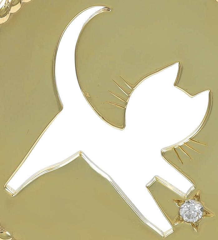 Cartier Gold Cat Charm at 1stDibs