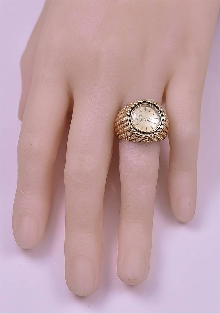 Piaget Gold Ring Watch at 1stDibs