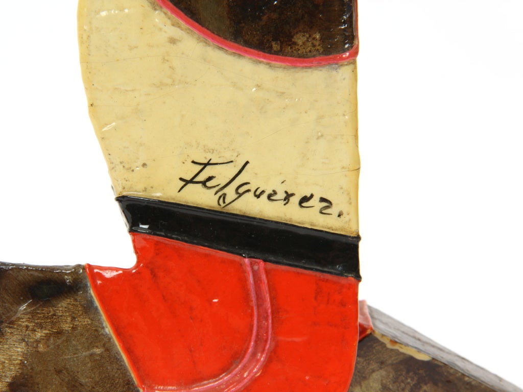 Weight Lifter Sculpture by Felguerez at 1stDibs