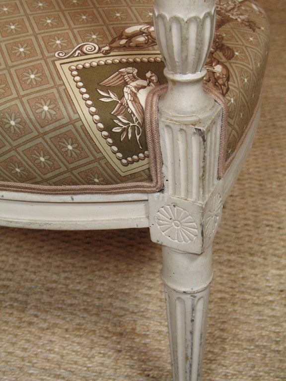 Pair of French Directoire Period Fauteuils For Sale at 1stDibs