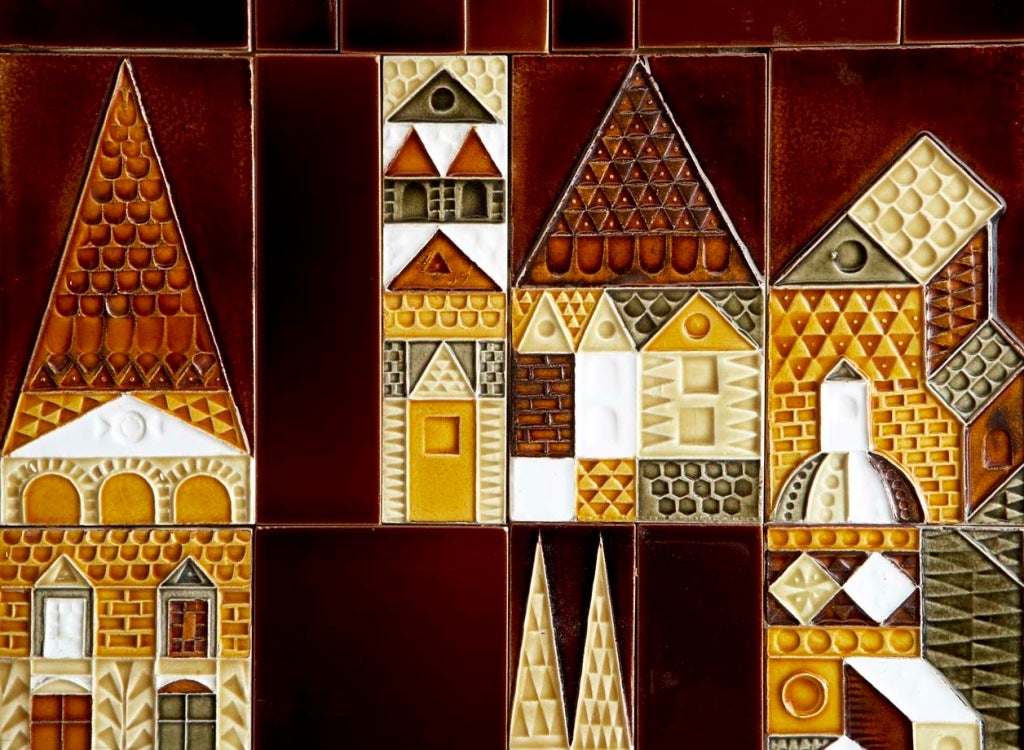 Large Ceramic Mural by Roger Capron at 1stDibs