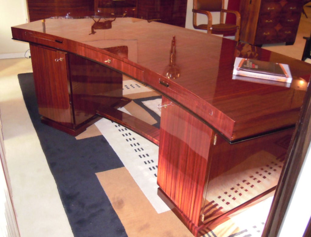 Magnifique art-deco Presidents' desk from Josef De Coene at 1stDibs