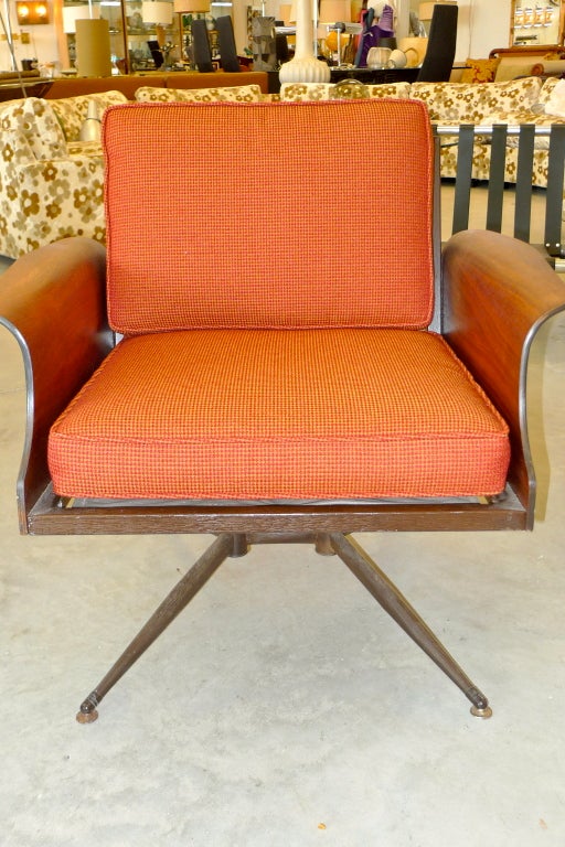 Molded Plywood and Faux Bois Steel 'Viko' Chair at 1stDibs | viko ...