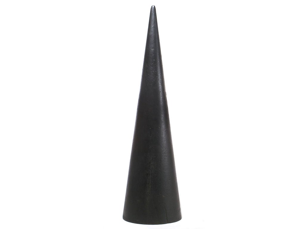 Cast Iron Blacksmith Cone at 1stDibs | cast iron cone, blacksmith cone ...