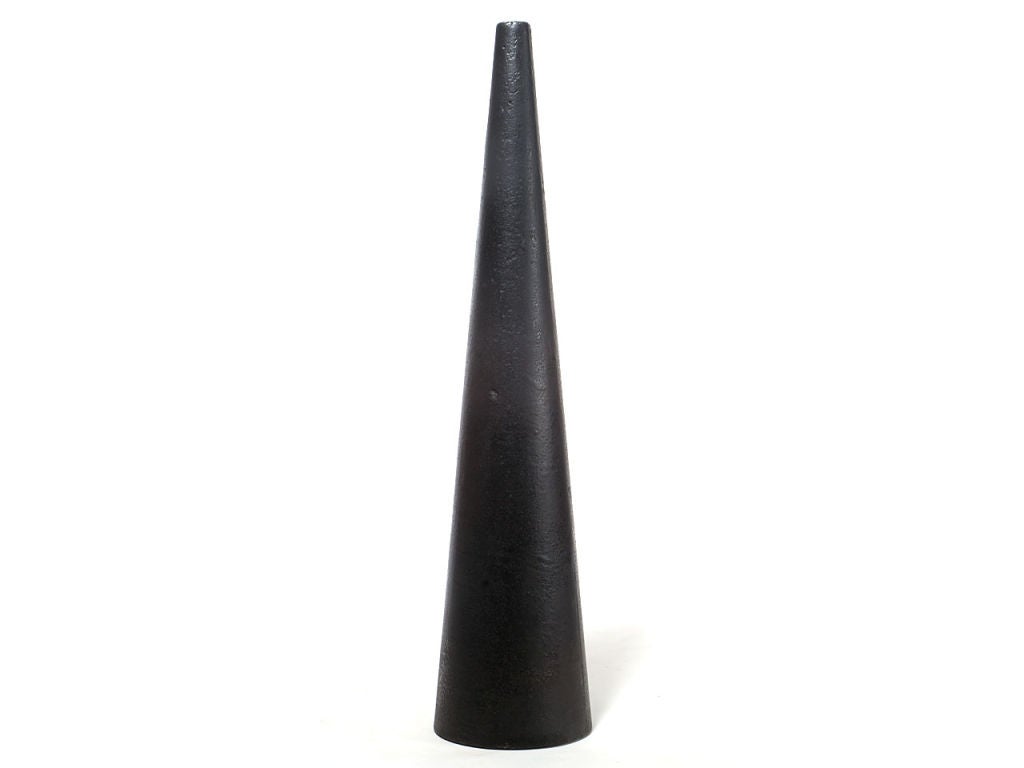 Cast Iron Blacksmith Cone at 1stDibs | cast iron cone, blacksmith cone ...