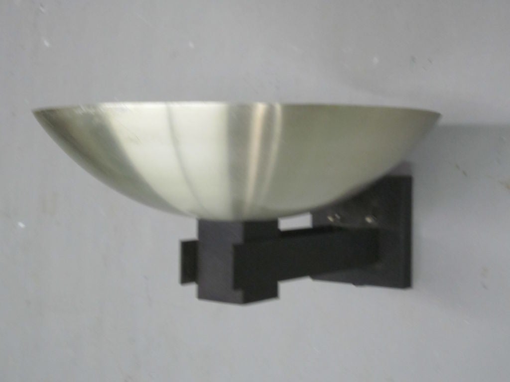 Pair of Dutch Mid-Century Modern Steel Wall Sconces by RAAK for ...