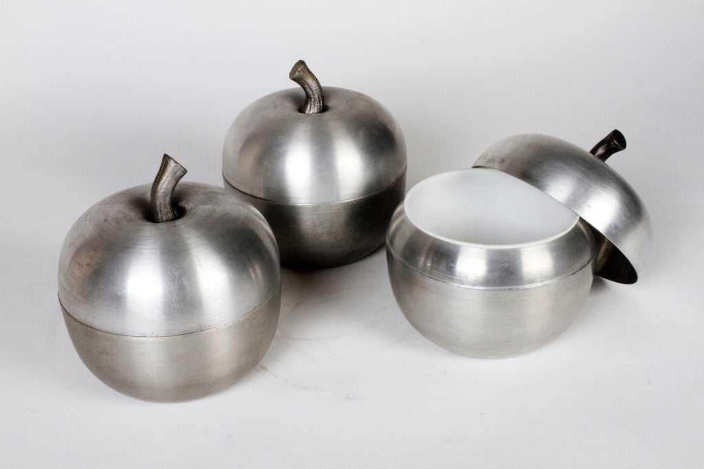 Vintage Italian Apple Shaped Ice Bucket at 1stDibs | vintage apple ice ...