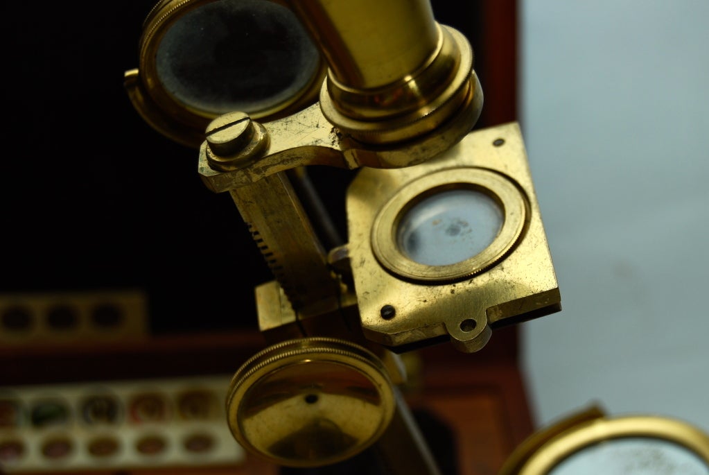 Robert Huntley Compound Microscope For Sale at 1stDibs