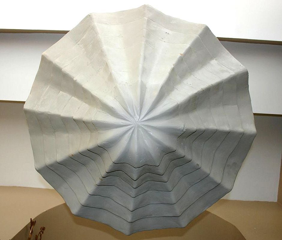 Pair of Large Shell Plaster Fixtures, Sold Individually For Sale at 1stDibs