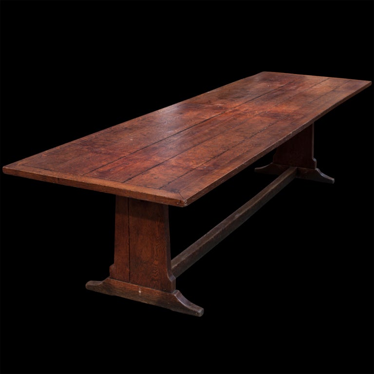 Monumental 10 Foot Dining Table at 1stDibs
