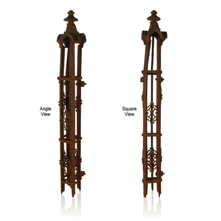 Ornamental Victorian Gate Post from the mid to late 1800's at 1stDibs