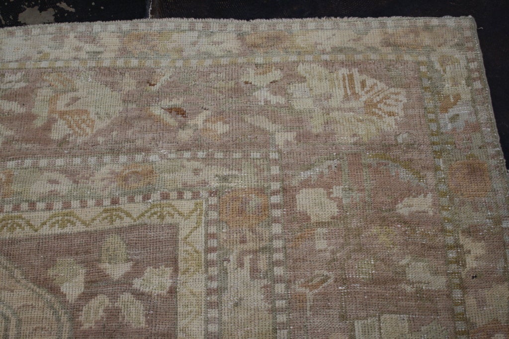 Antique Turkish Oushak Rug with Modern Shaker Style For Sale at 1stDibs ...