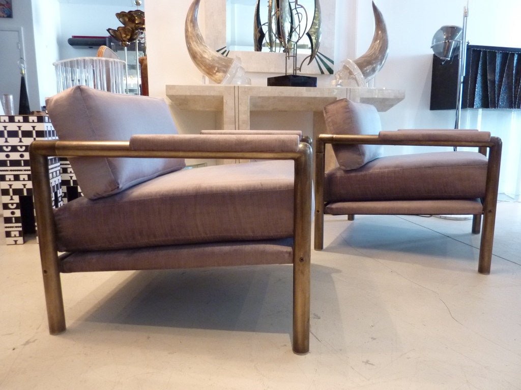 Pair of Bronze Chairs at 1stDibs