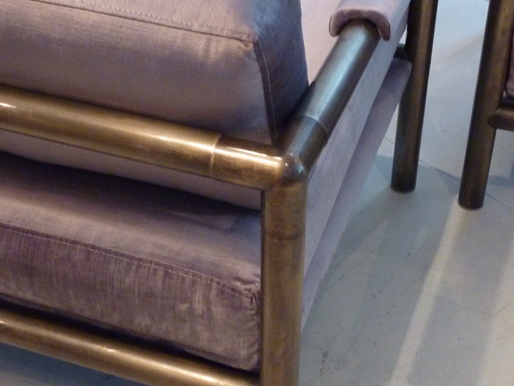 Pair of Bronze Chairs at 1stDibs