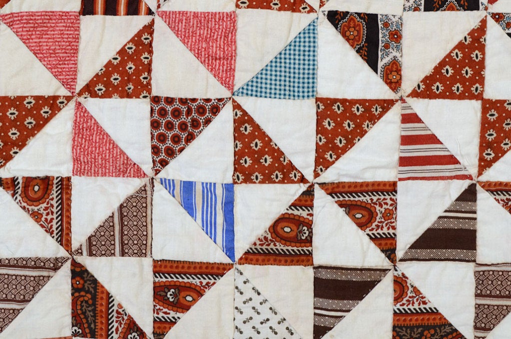Thousand Pyramids Quilt at 1stDibs