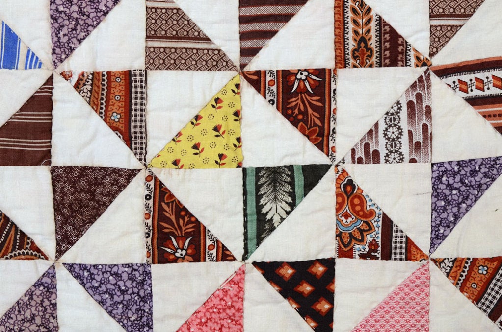 Thousand Pyramids Quilt at 1stDibs