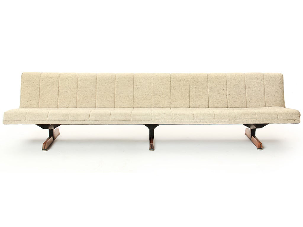 upholstered sofa bench at 1stDibs