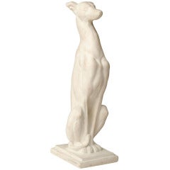 Vintage Dog Statue at 1stDibs