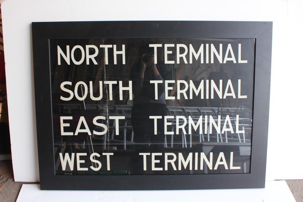 1960s Bus Destination Sign, more available at 1stDibs