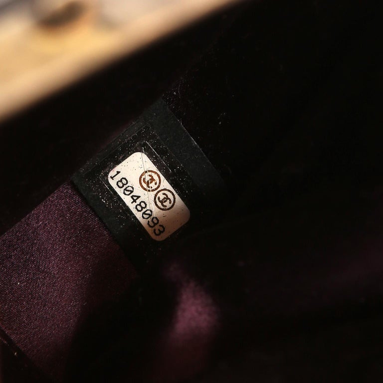 Chanel Purple Python Crossbody Bag at 1stDibs