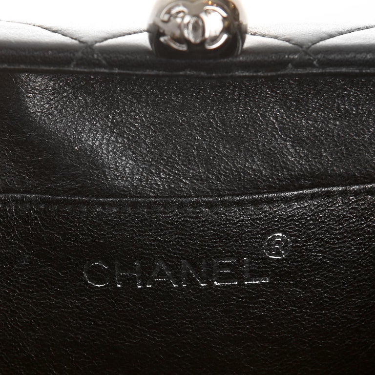 Chanel Black Quilted Leather Mini Box Bag For Sale at 1stdibs