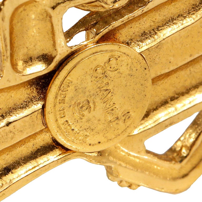 Chanel Gold Coco Vintage Runway Pin Brooch at 1stDibs | coco brooch ...