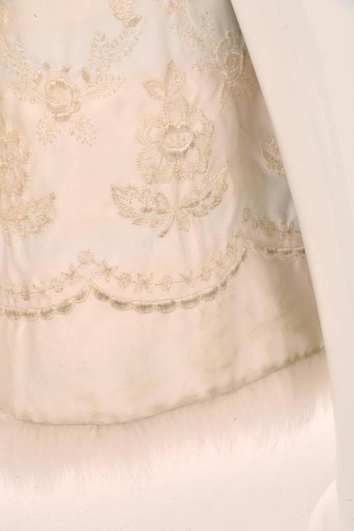 Vintage Snow White Mink and Angora Rabbit Fur Coat at 1stDibs | angora ...