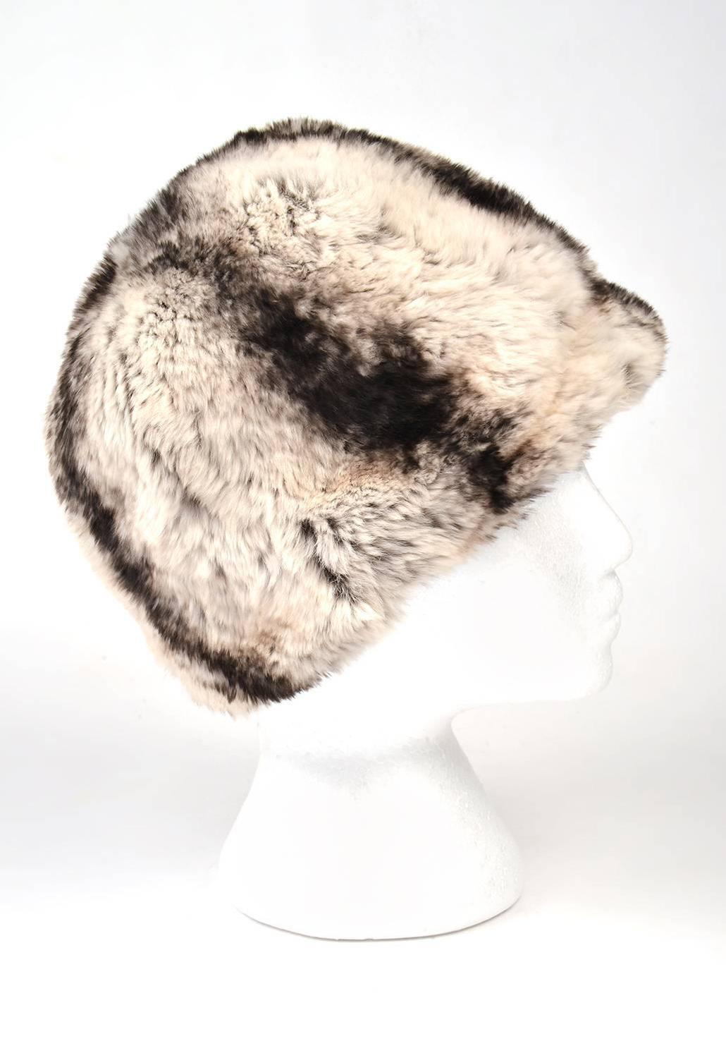 1950s Trebor Original Chinchilla Fur Hat For Sale at 1stdibs