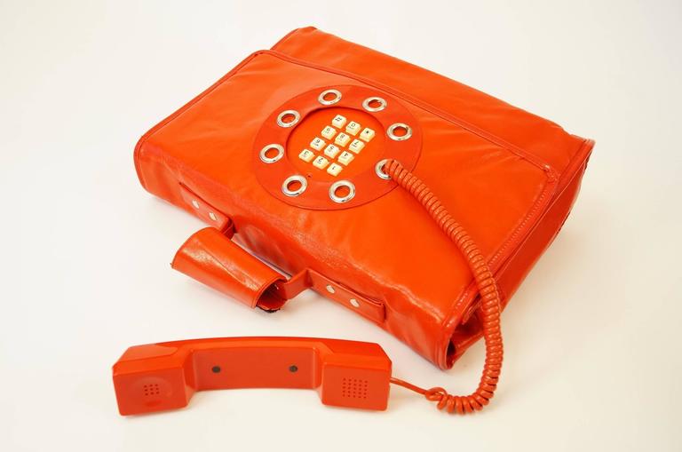 1970s Dallas Handbags' ”Phone” Directory Red Leather Purse NWT at ...
