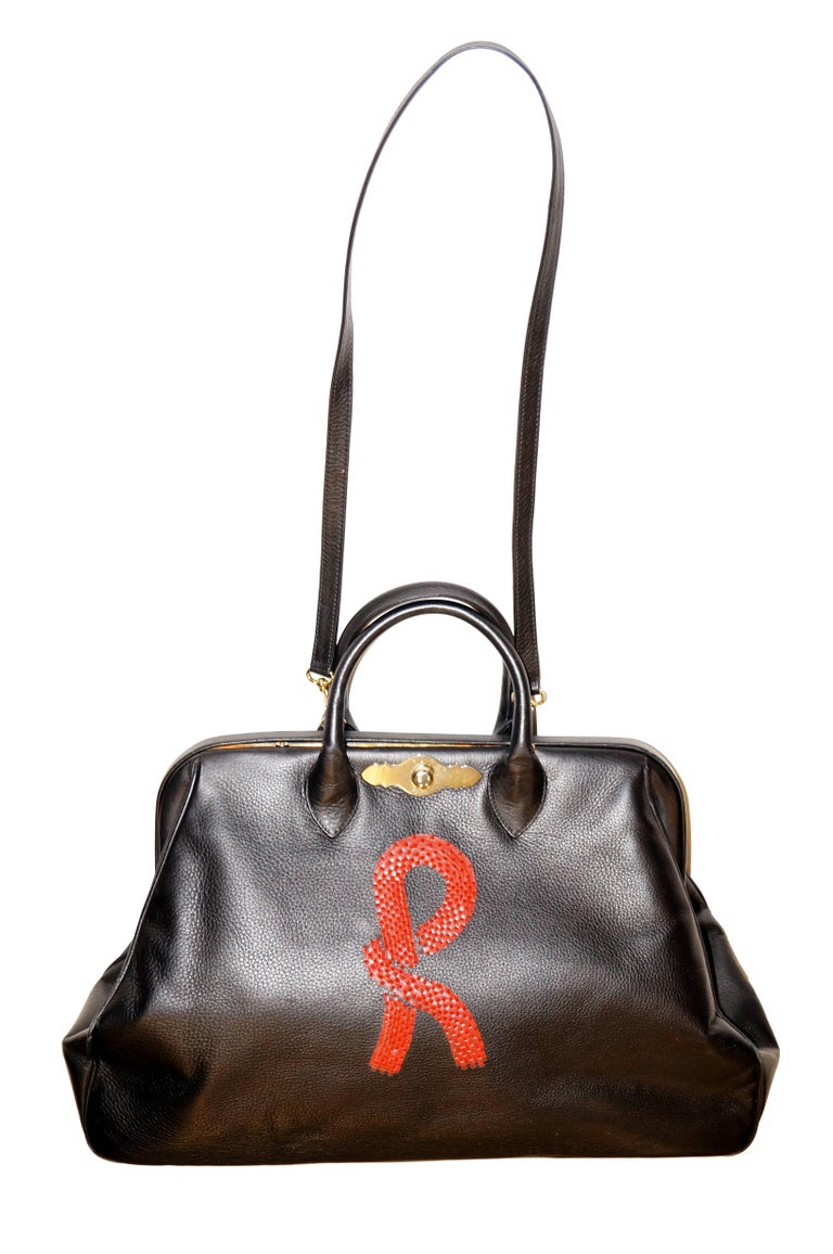 Roberta di Camerino Black Leather Doctor Bag at 1stDibs | roberta di ...