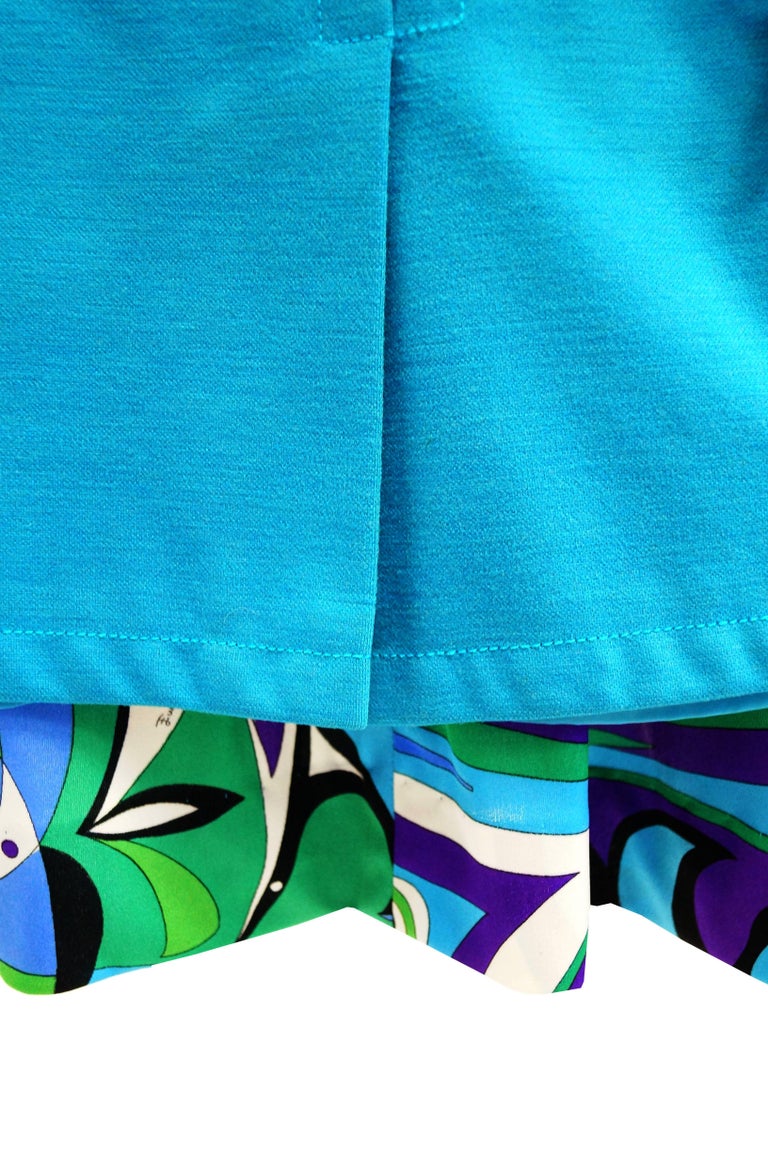 1974 Iconic Emilio Pucci for Braniff Airline Stewardess Uniform For ...