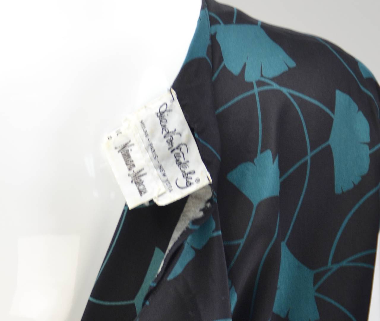 1980s Diane Von Furstenberg Leaf Jumper For Sale at 1stdibs