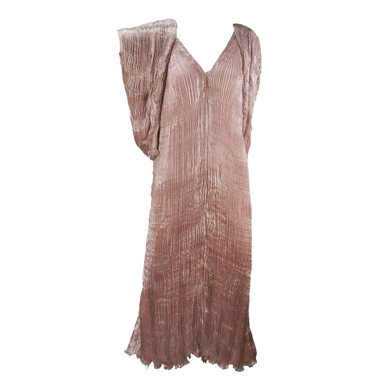 1980s Patricia Lester Pink Champagne Silk Ensemble For Sale at 1stDibs ...