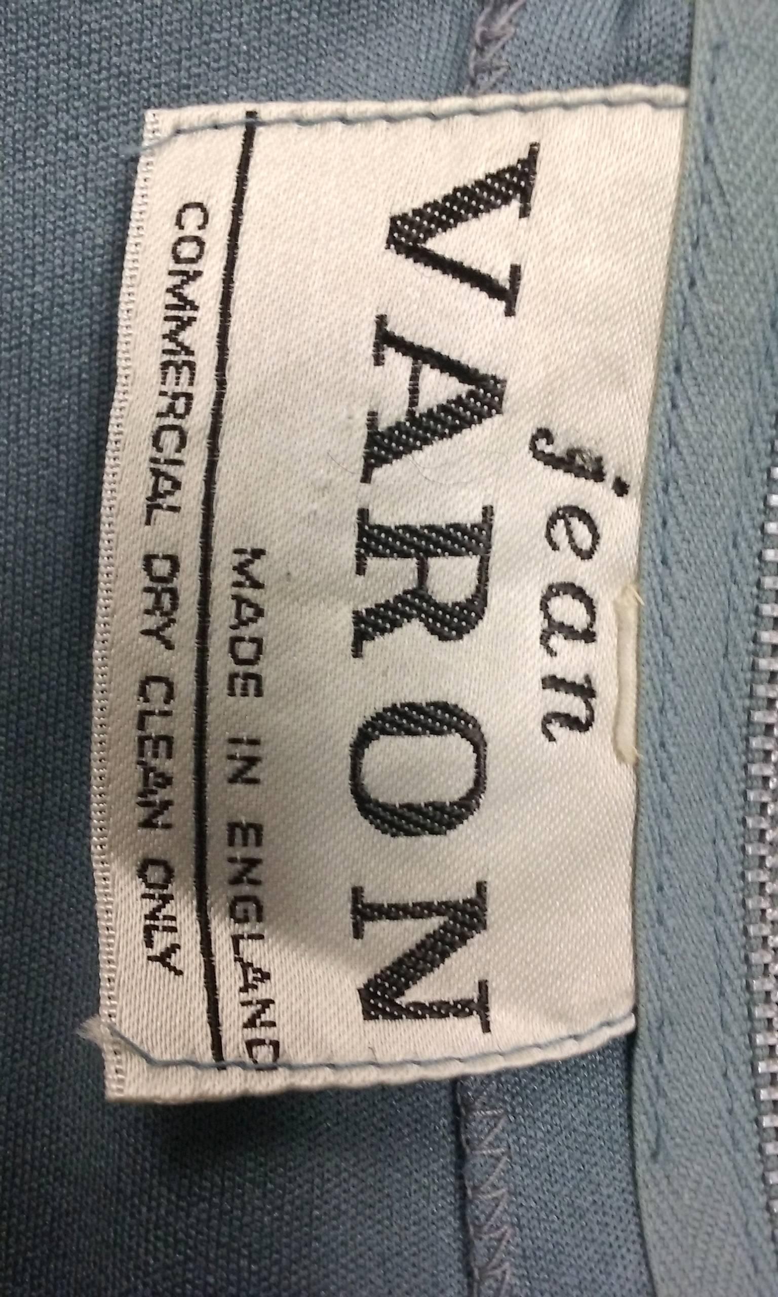 Jean Varon Periwinkle Blue Long Sleeve Dress, 1970s For Sale at 1stDibs ...