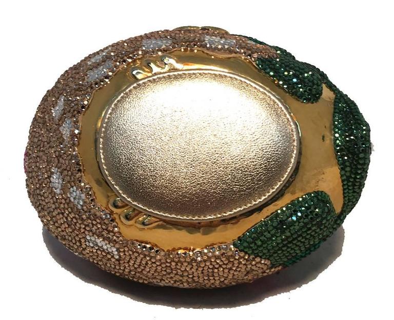 Judith Leiber Colorful Quail Swarovski Crystal Minaudiere For Sale at ...
