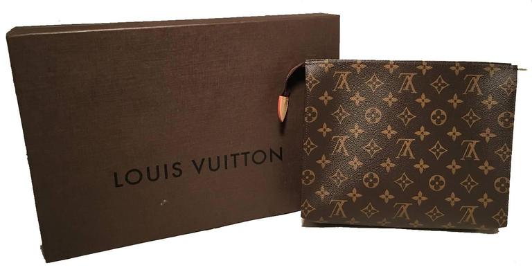 Louis Vuitton Square Monogram Zippered Pouch For Sale at 1stDibs ...