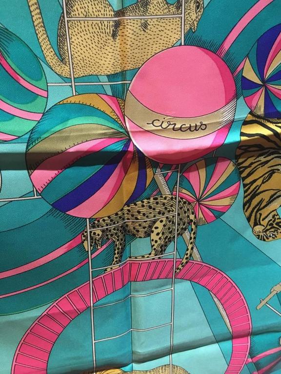 Hermes Vintage Circus Silk Scarf c1980s at 1stDibs | hermes circus scarf