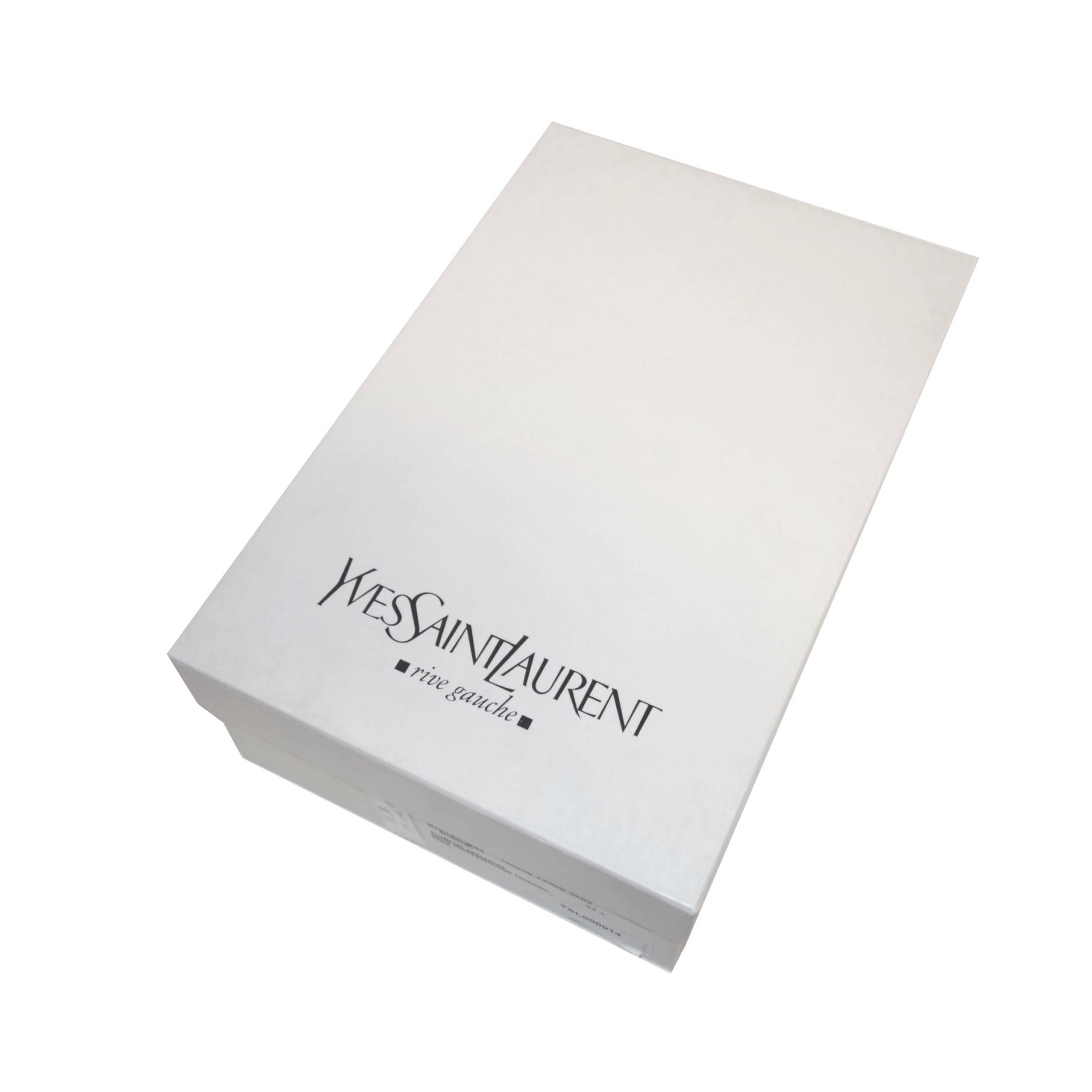 New Yves Saint Laurent by Stefano Pilati YSL Runway Suede Heels Pumps ...