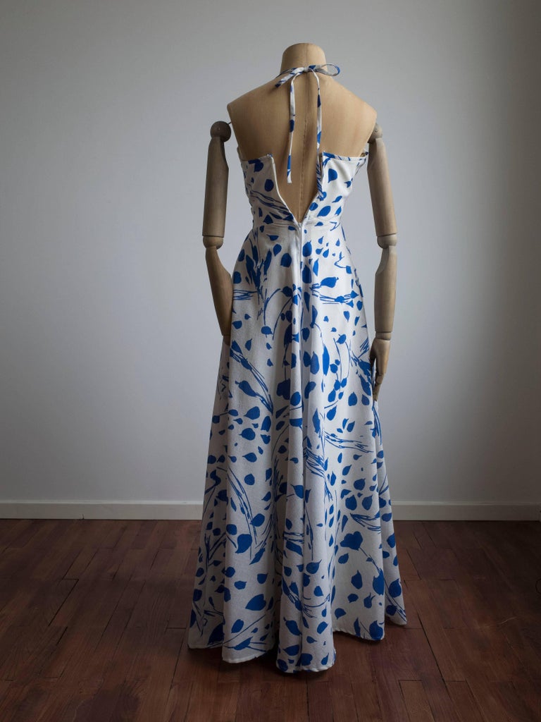 1960s Halter Dress by Jean Allen For Sale at 1stDibs | jean allen dress ...
