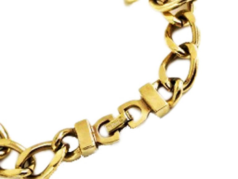 Christian Dior 1980s Vintage Gold Plated Large Chunky Chain at 1stDibs ...