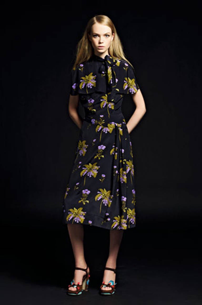 Resort 2008 Prada Silk Runway/Campaign Dress at 1stDibs