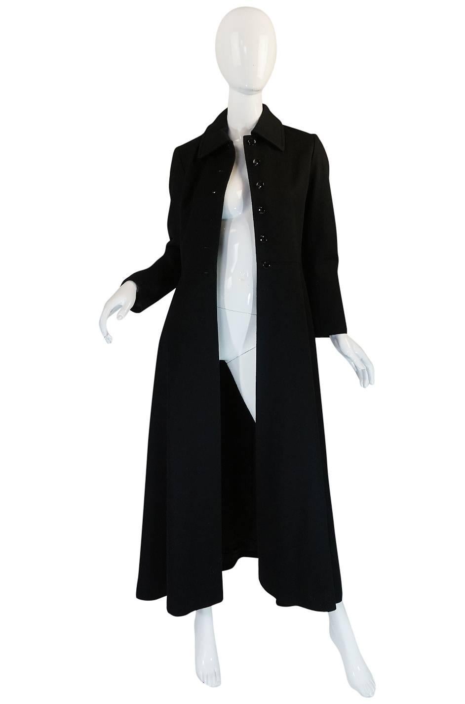 1970s Documented Yves Saint Laurent "Coachman" Coat at 1stDibs ...