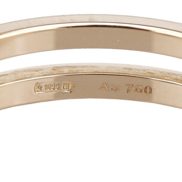Gucci Infinity Rose Gold Ring Size 52 For Sale at 1stDibs